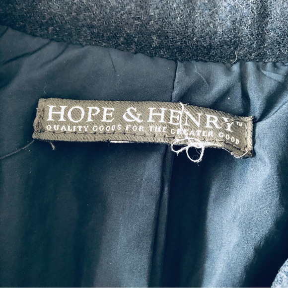 Hope & Henry | Jackets & Coats | Hope And Henry Blue Cotton Blazer Boys ...